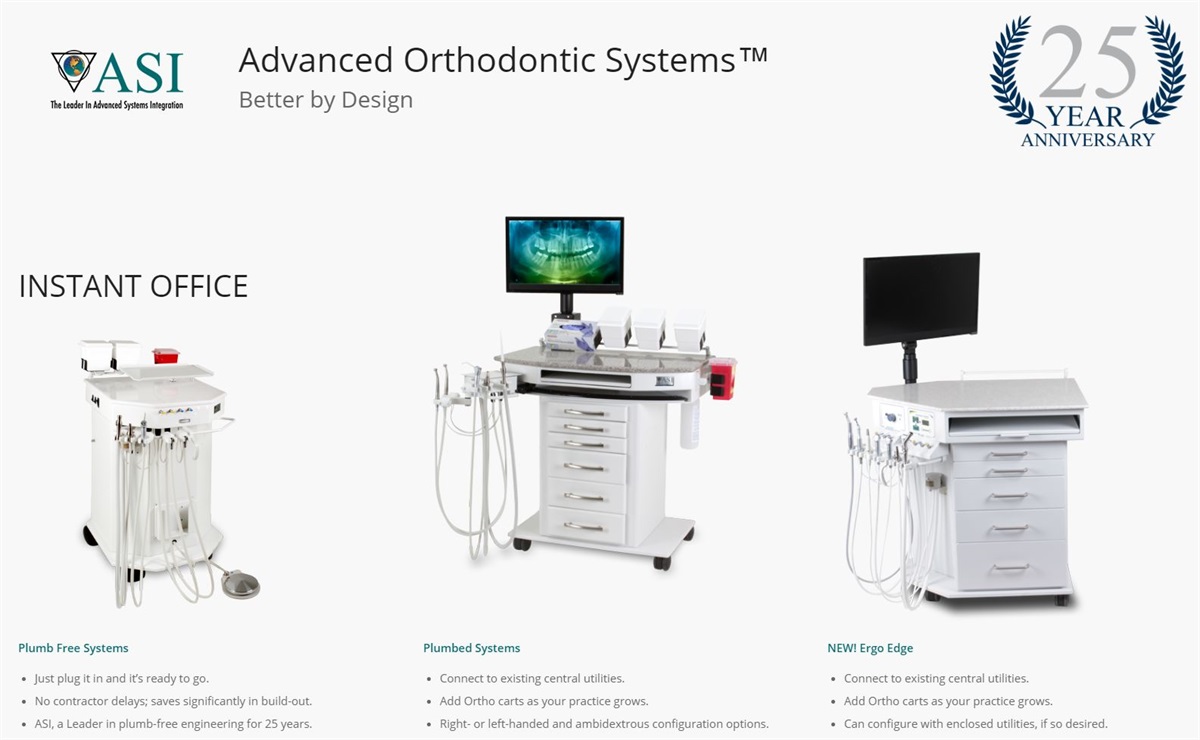 ASI Launches Dedicated Website for Orthodontic Carts - Dental Industry ...